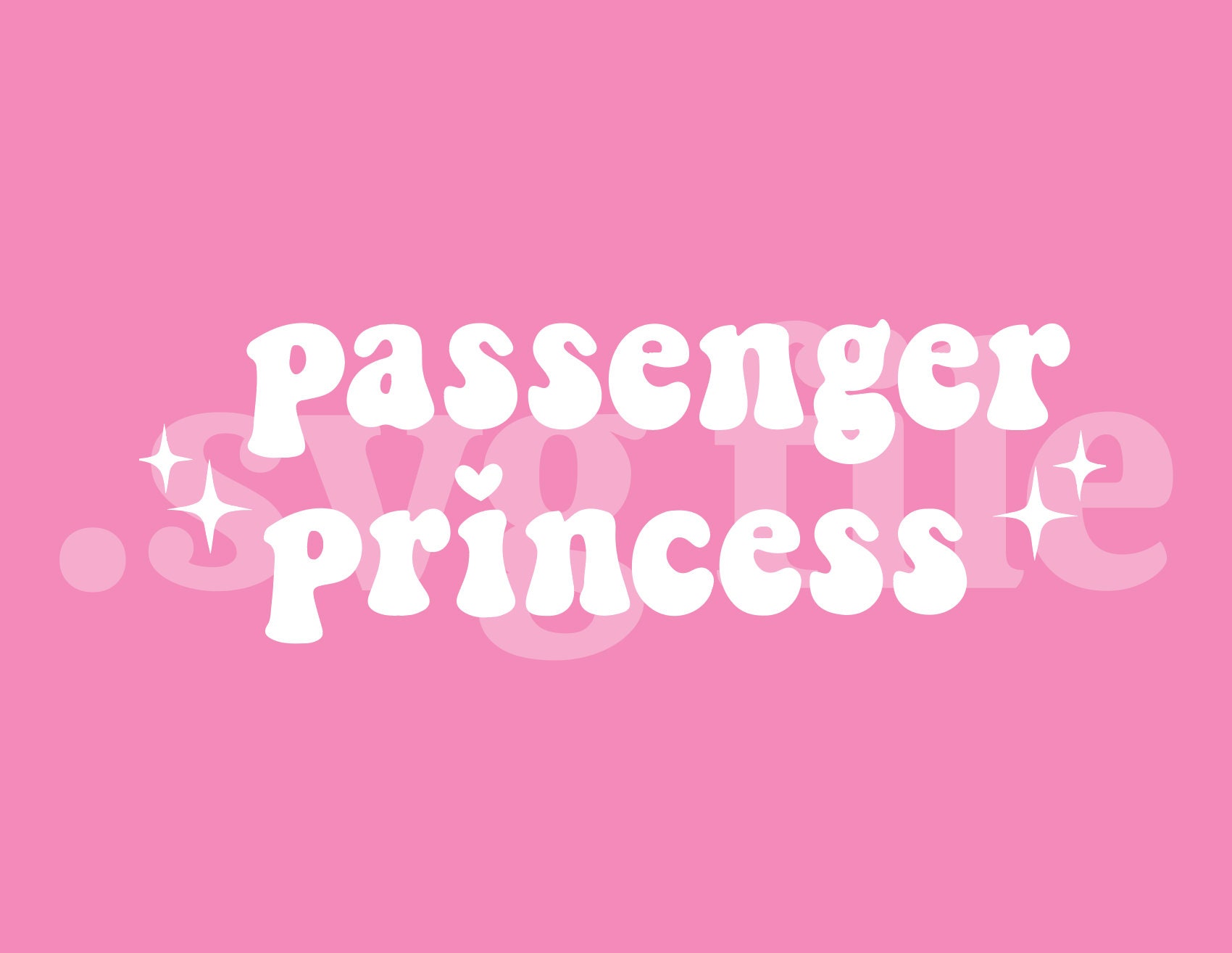 SVG | Passenger Love Funny Decal Princess Driving Car Decal File Fun ...
