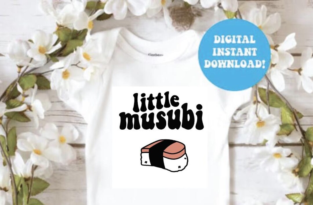SVG in Color | Little Musubi Love Baby Cute Bumper Sticker Happy Babe ...