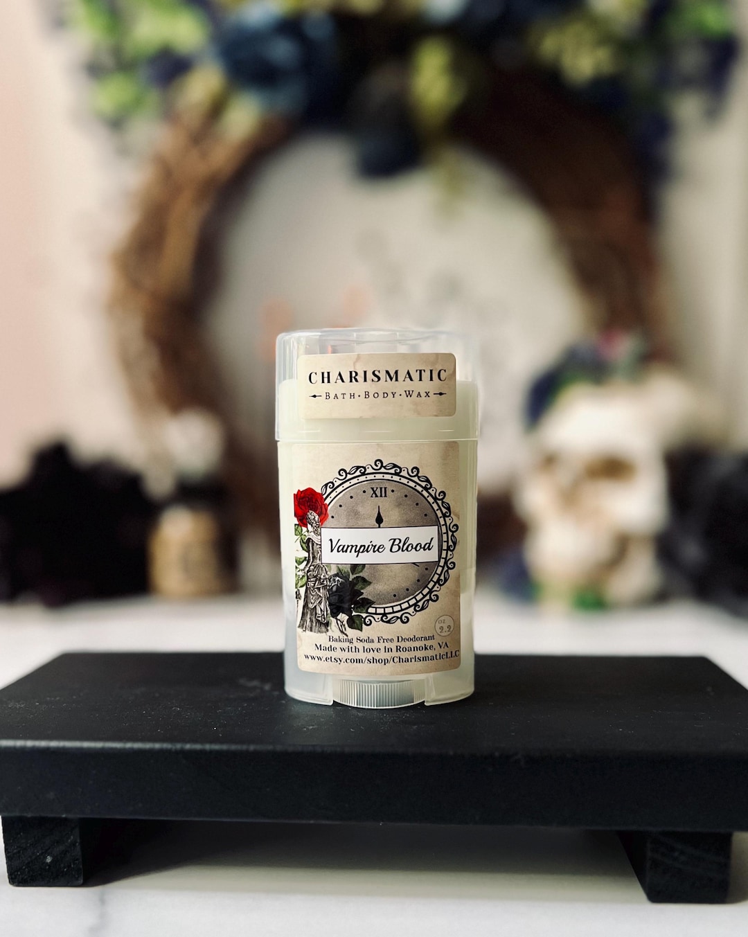 Vampire Blood, Handmade, Natural Deodorant, Baking Soda Free, Sensitive ...