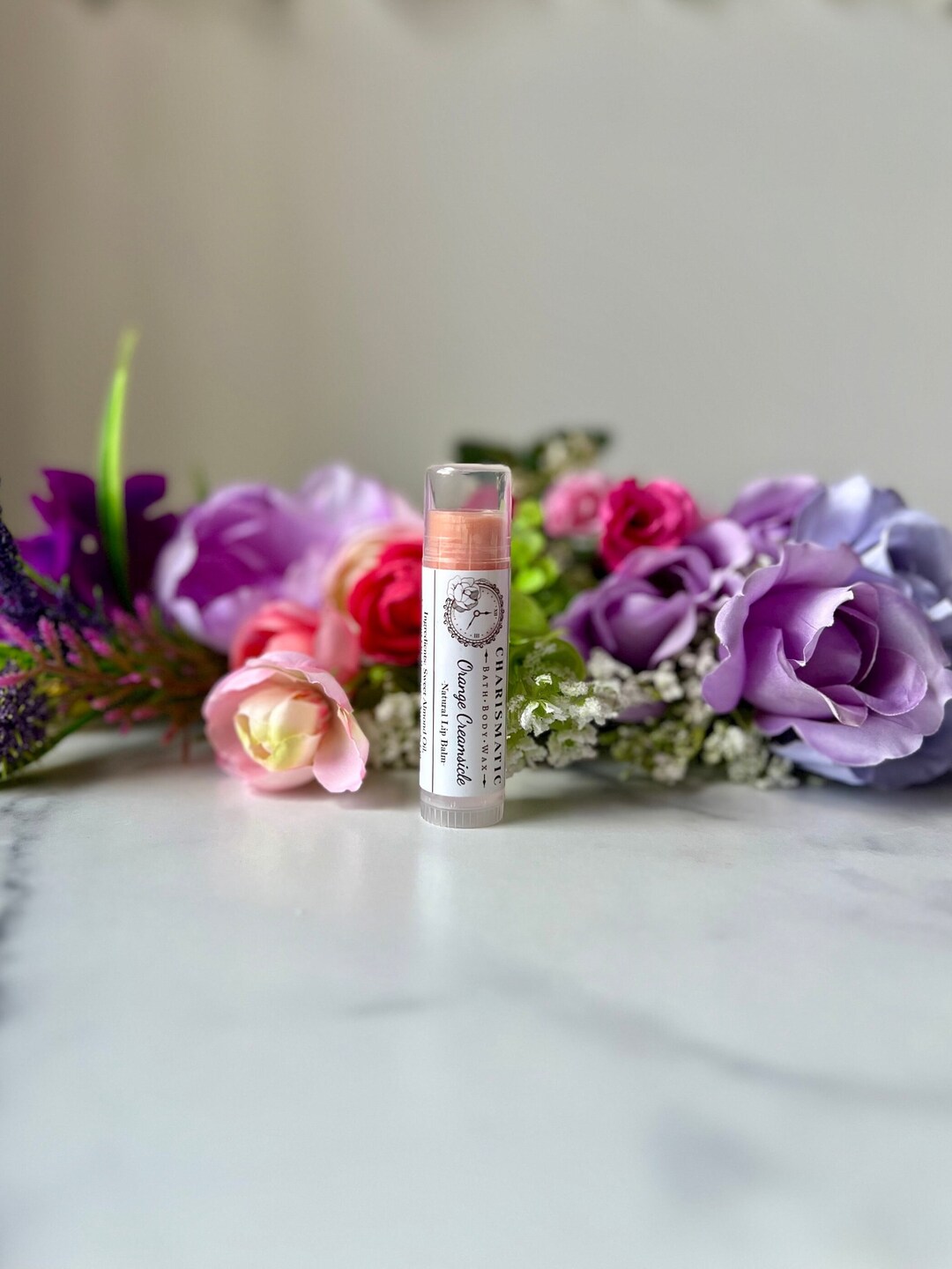 Orange Creamsicle Large Lip Balm, Lip Moisturizer - Etsy