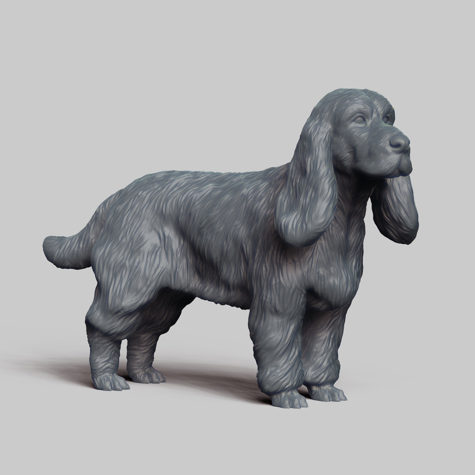Inglés Cocker Spaniel STL Archivo 3D Print Modelo V1 - Etsy España
