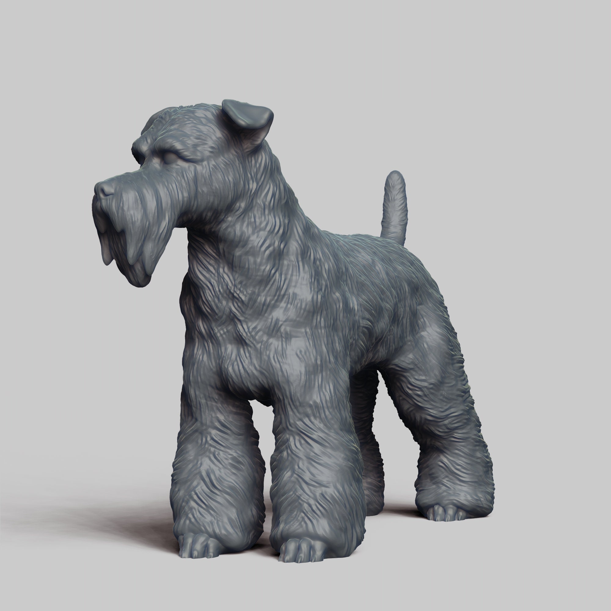 Schnauzer STL File 3D Print Modelo V1 - Etsy España