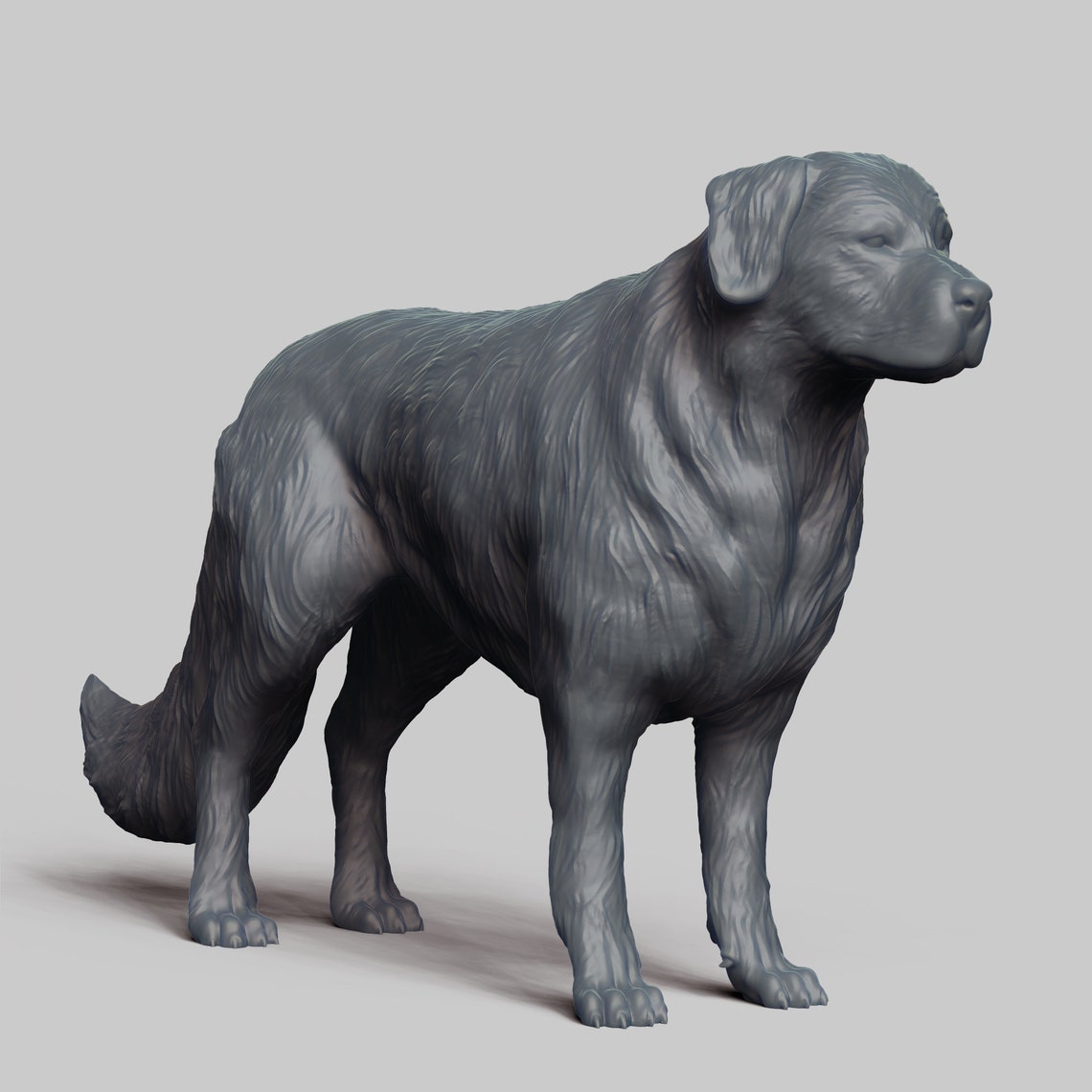 Golden Retriever STL File 3D Print Model V3 - Etsy Canada