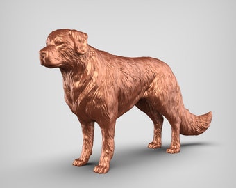 Golden Retriever Stl File - Etsy