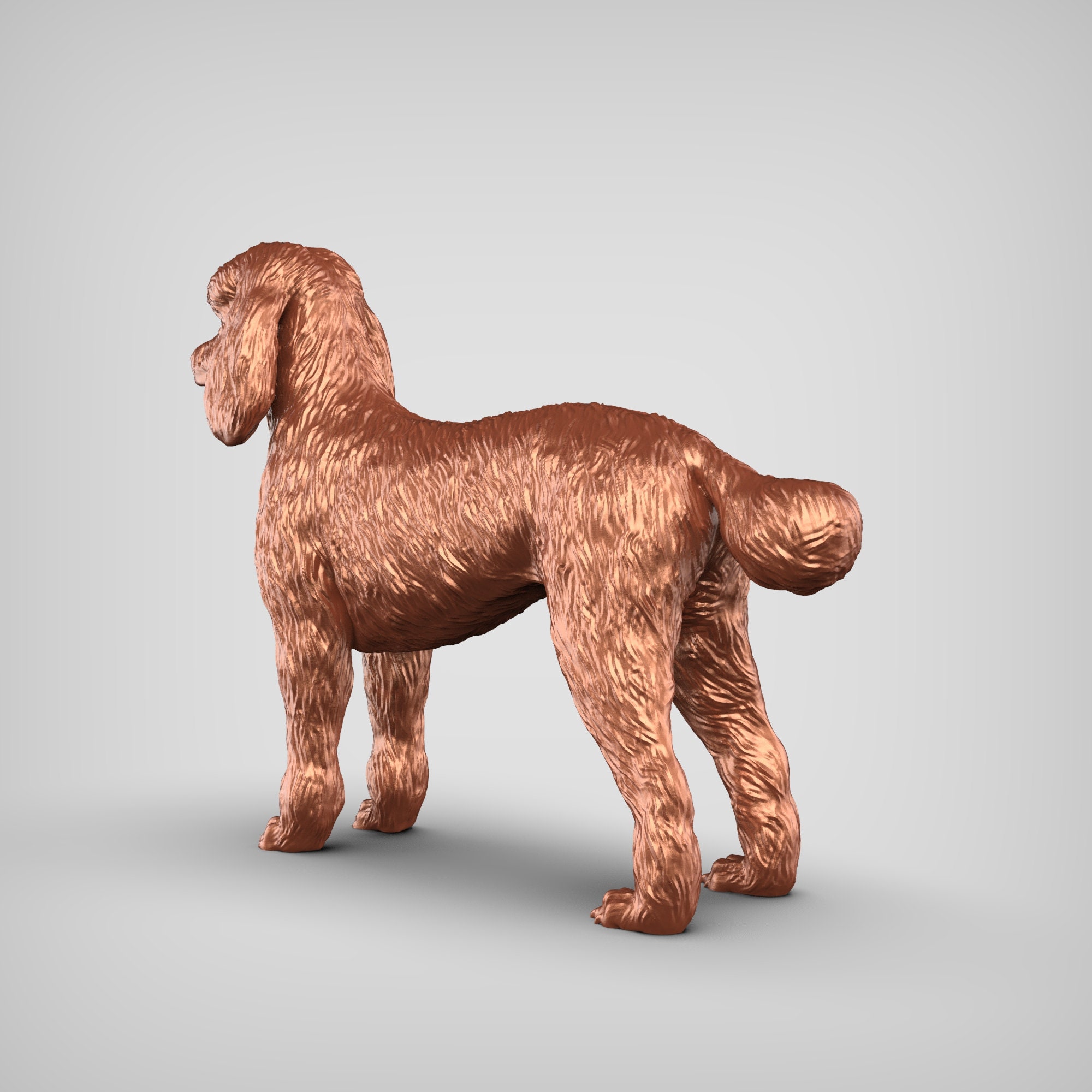 Large Poodle STL File 3D Print Model V3 | Etsy New Zealand