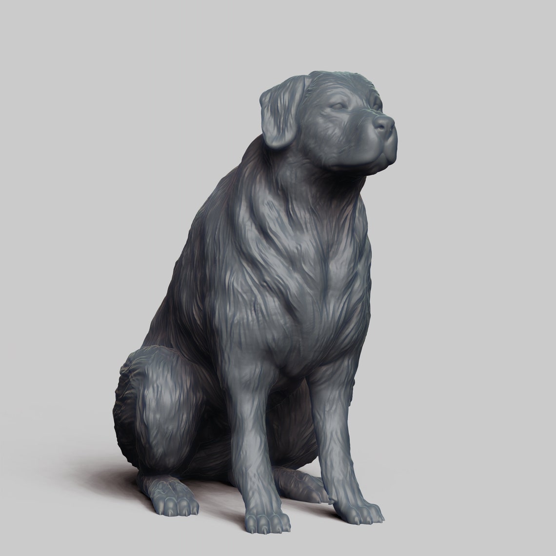 Golden Retriever STL File 3D Print Model V2 - Etsy