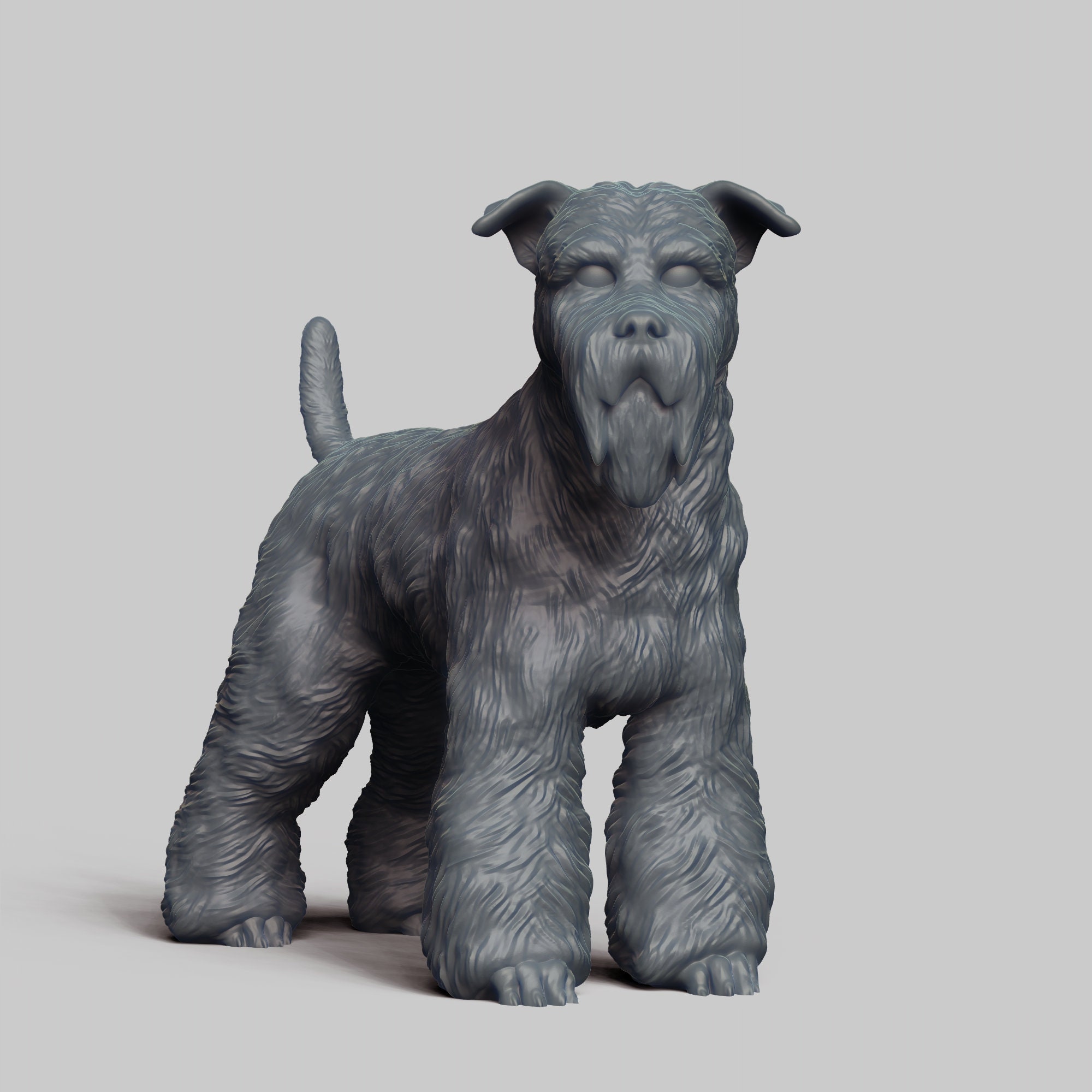 Schnauzer STL File 3D Print Modelo V1 - Etsy España
