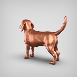 Beagle STL File 3D Print Model Pose 02 - Etsy