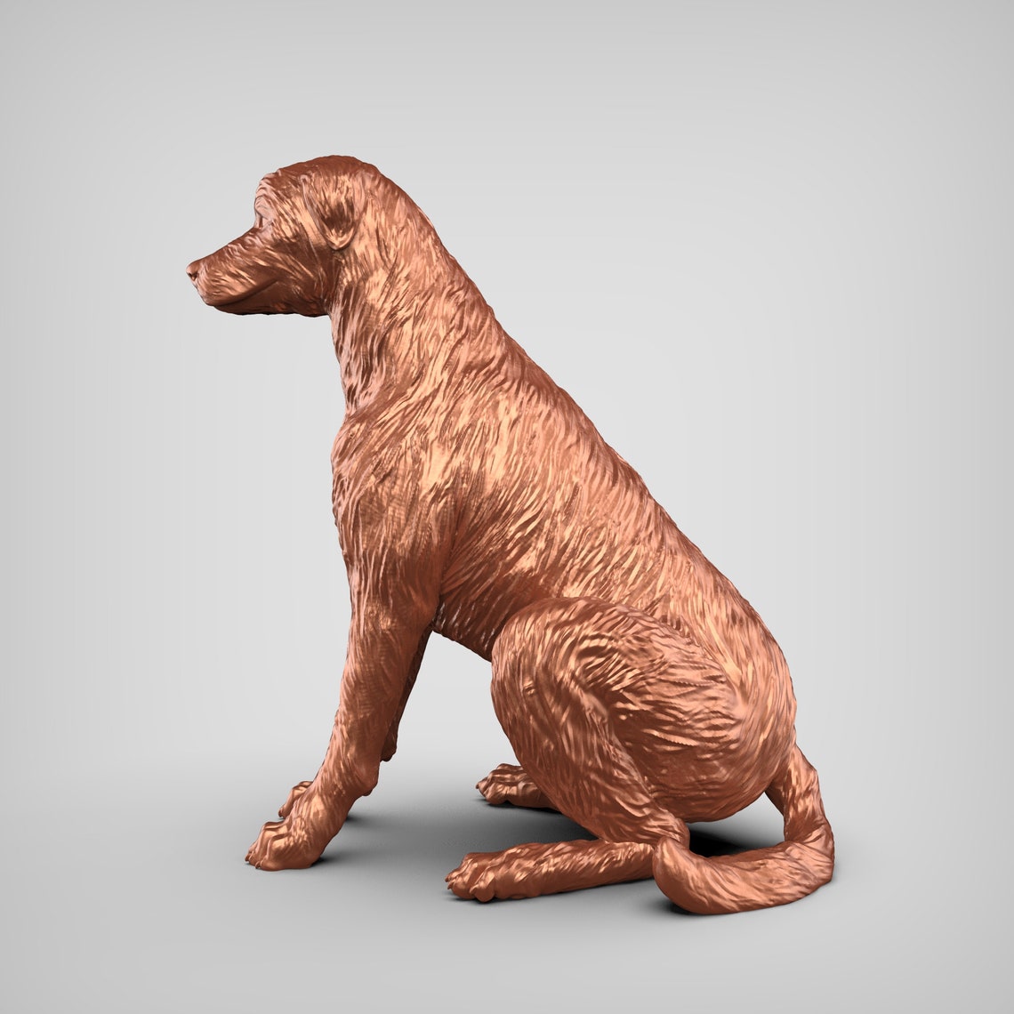 Irish Wolfhound STL File 3D Print Model V2 - Etsy
