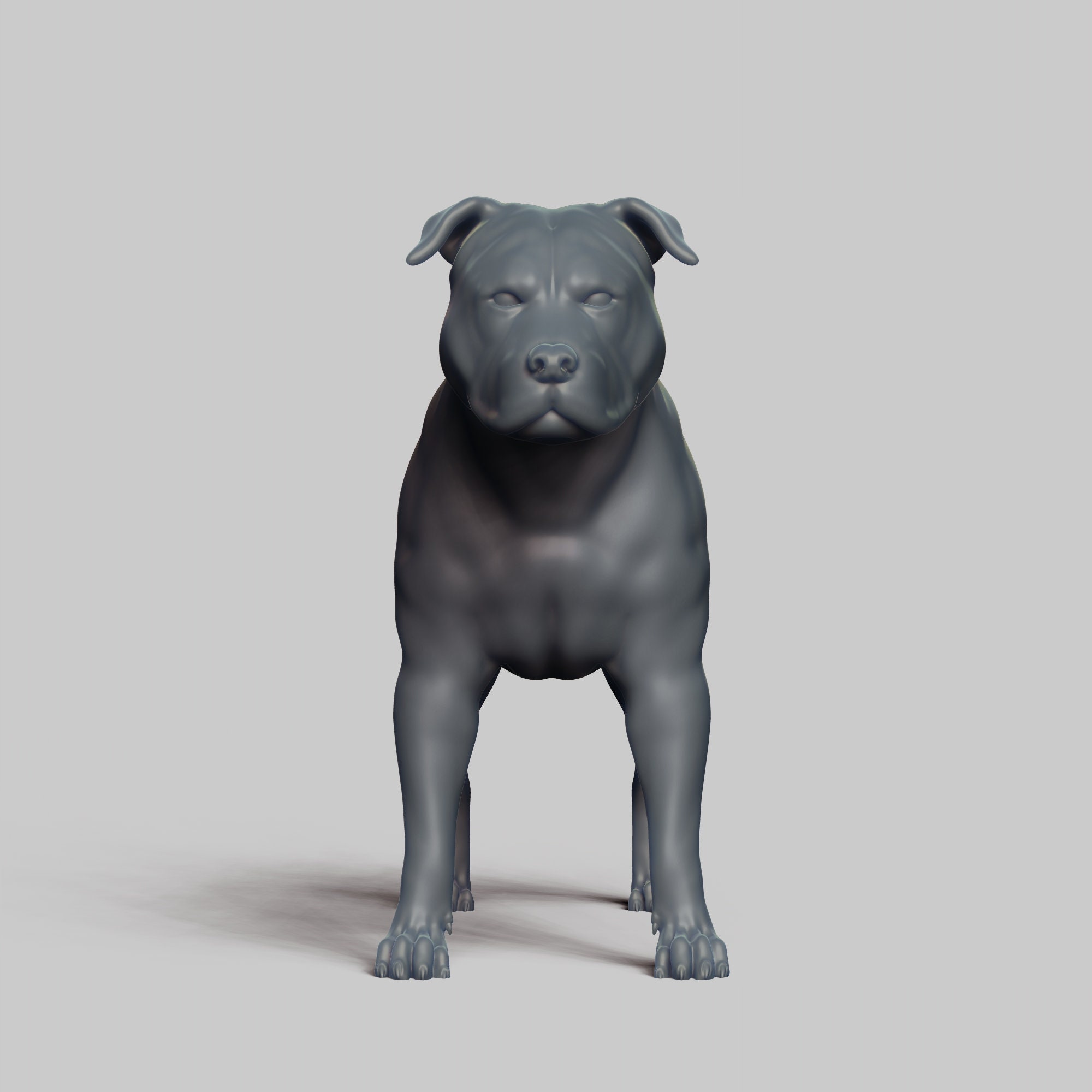 Staffy STL File 3D Print Model V3 | Etsy