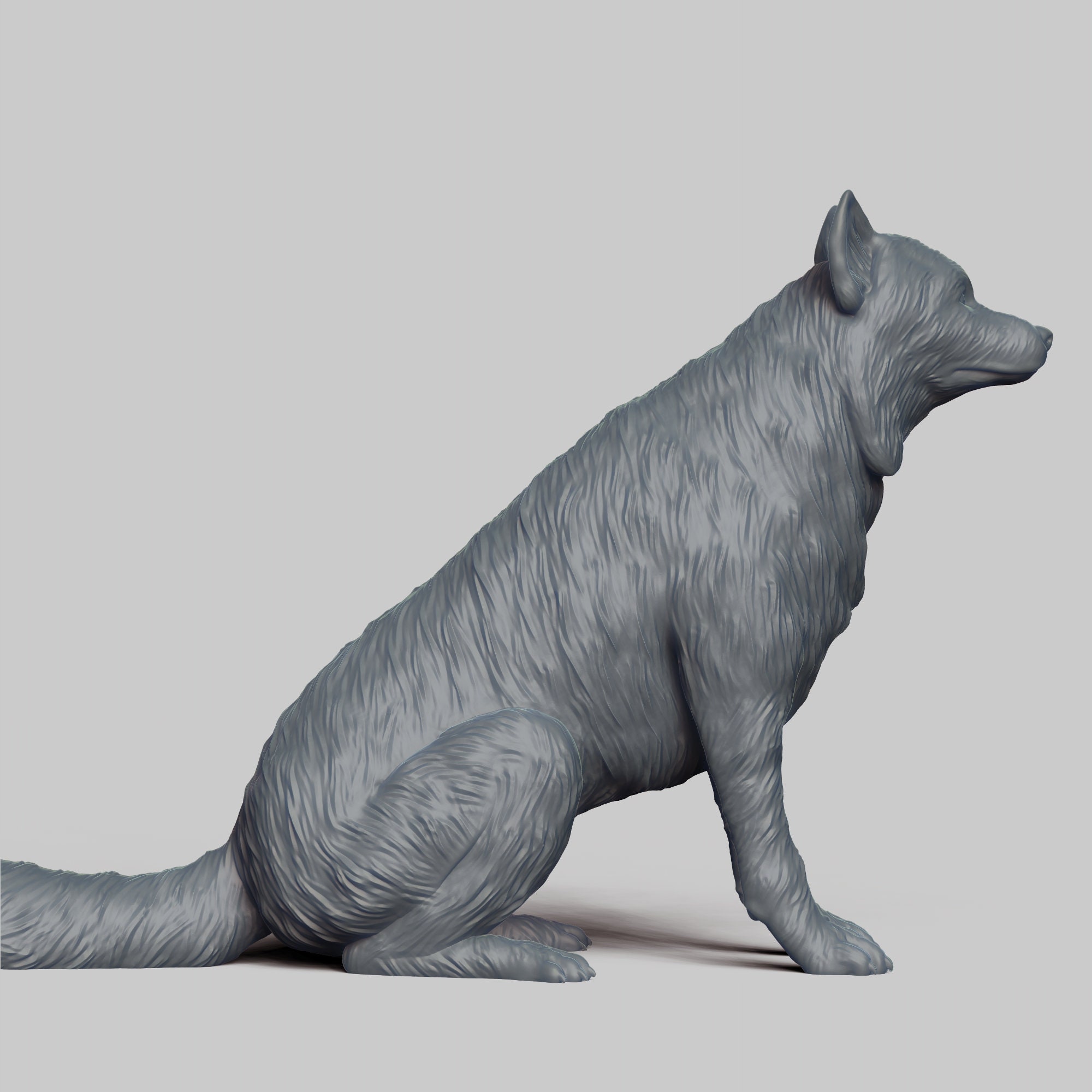 Border Collie STL File 3D Print Model V2 | Etsy