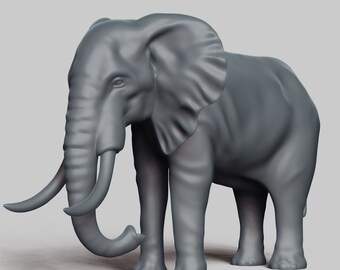 American Bison STL File 3D Print Model Pose 01 - Etsy