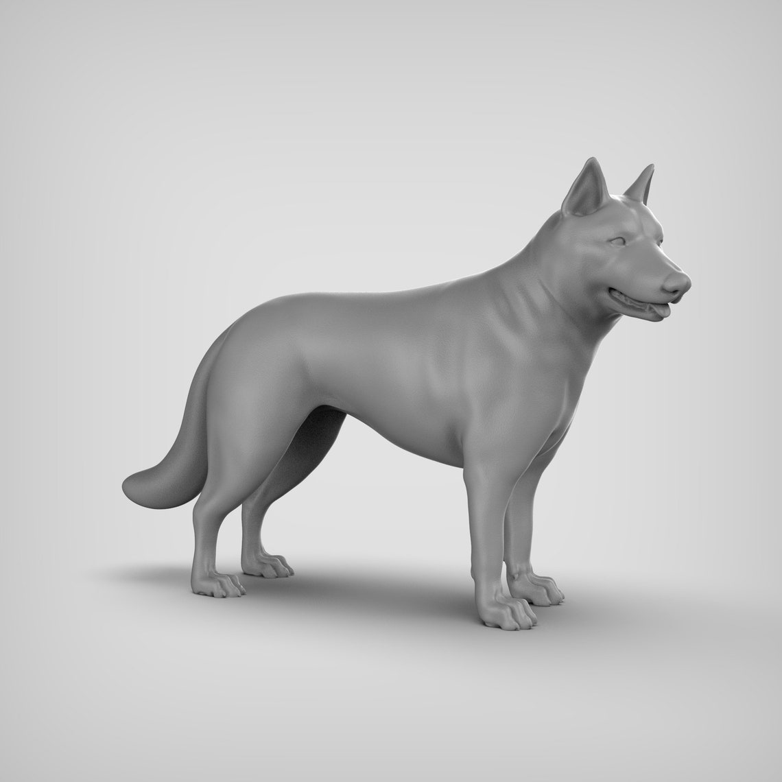 Siberian Husky STL File 3D Print Model Pose 01 - Etsy