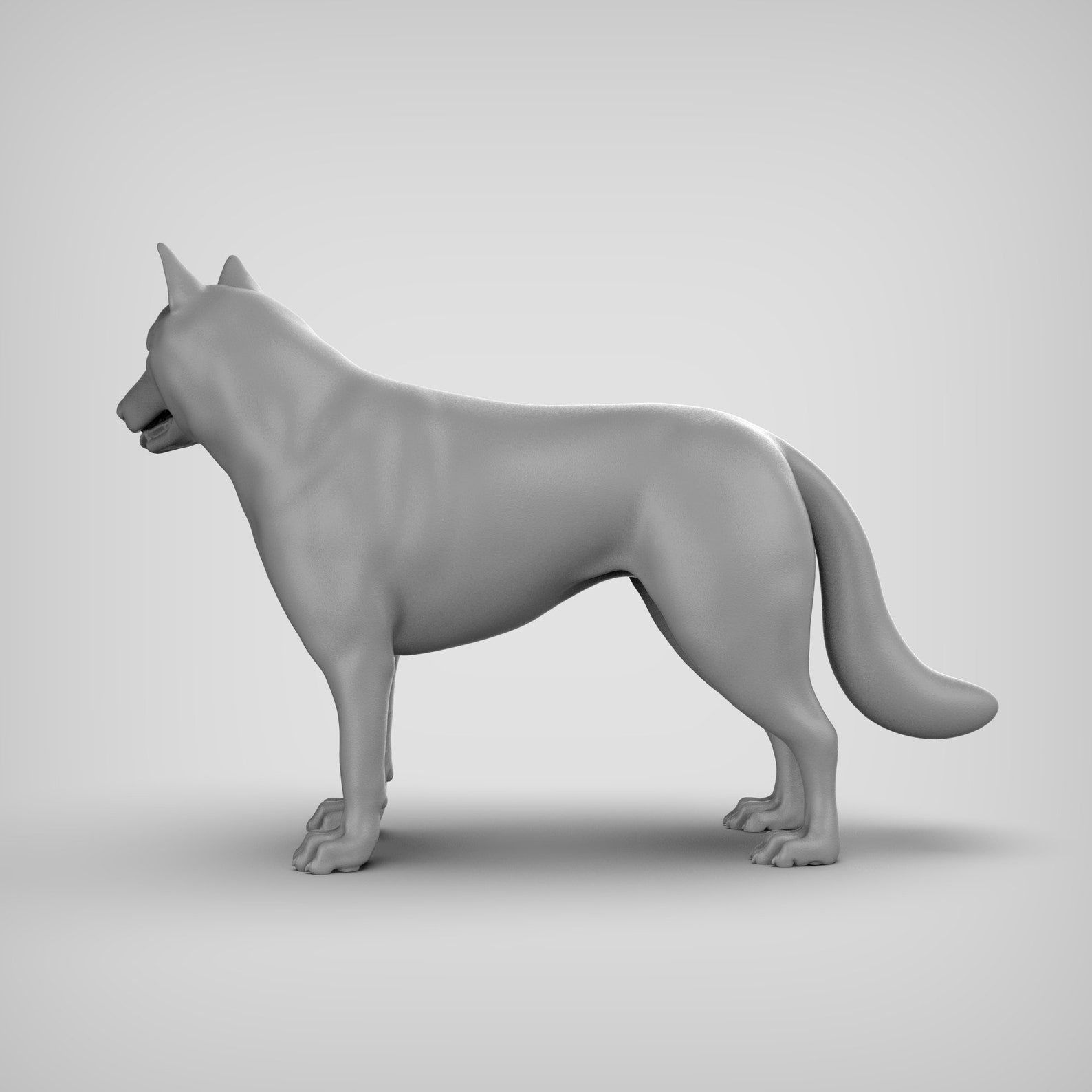Siberian Husky STL File 3D Print Model Pose 01 - Etsy Australia