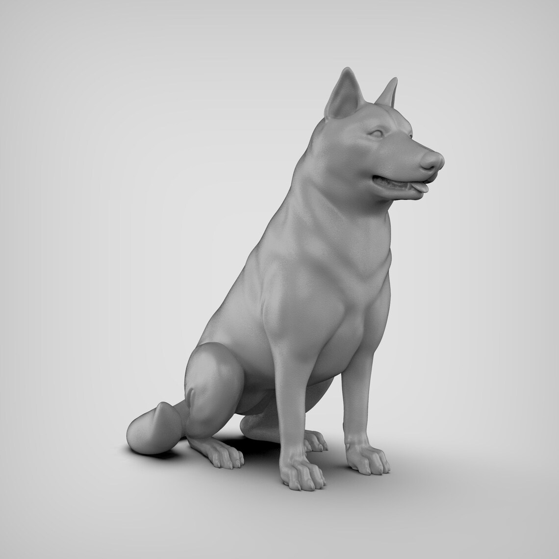 Siberian Husky STL File 3D Print Model Pose 03 - Etsy
