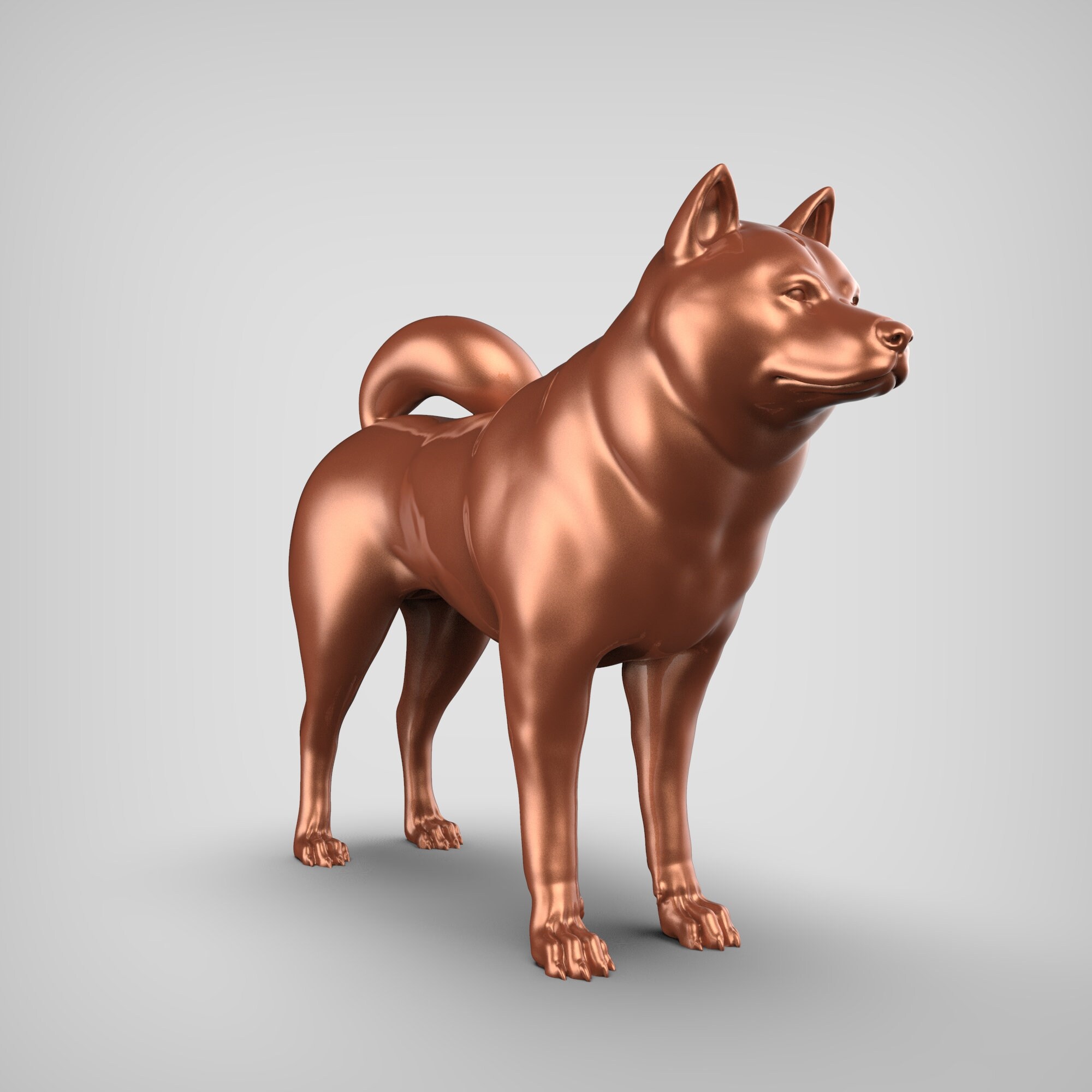 Shiba Inu STL File 3D Print Model V3 | Etsy India