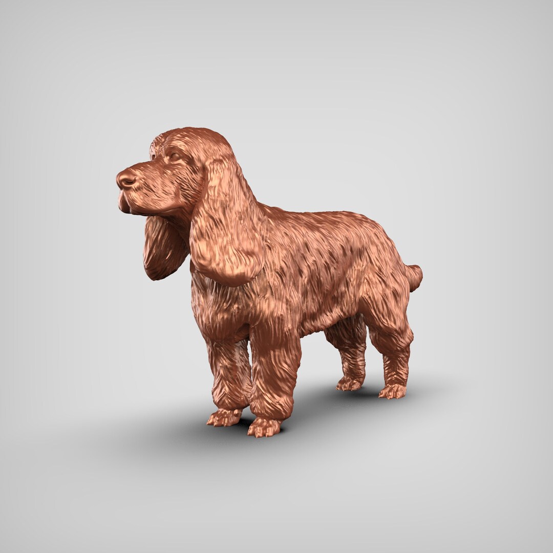 English Cocker Spaniel STL File 3D Print Model V3 - Etsy
