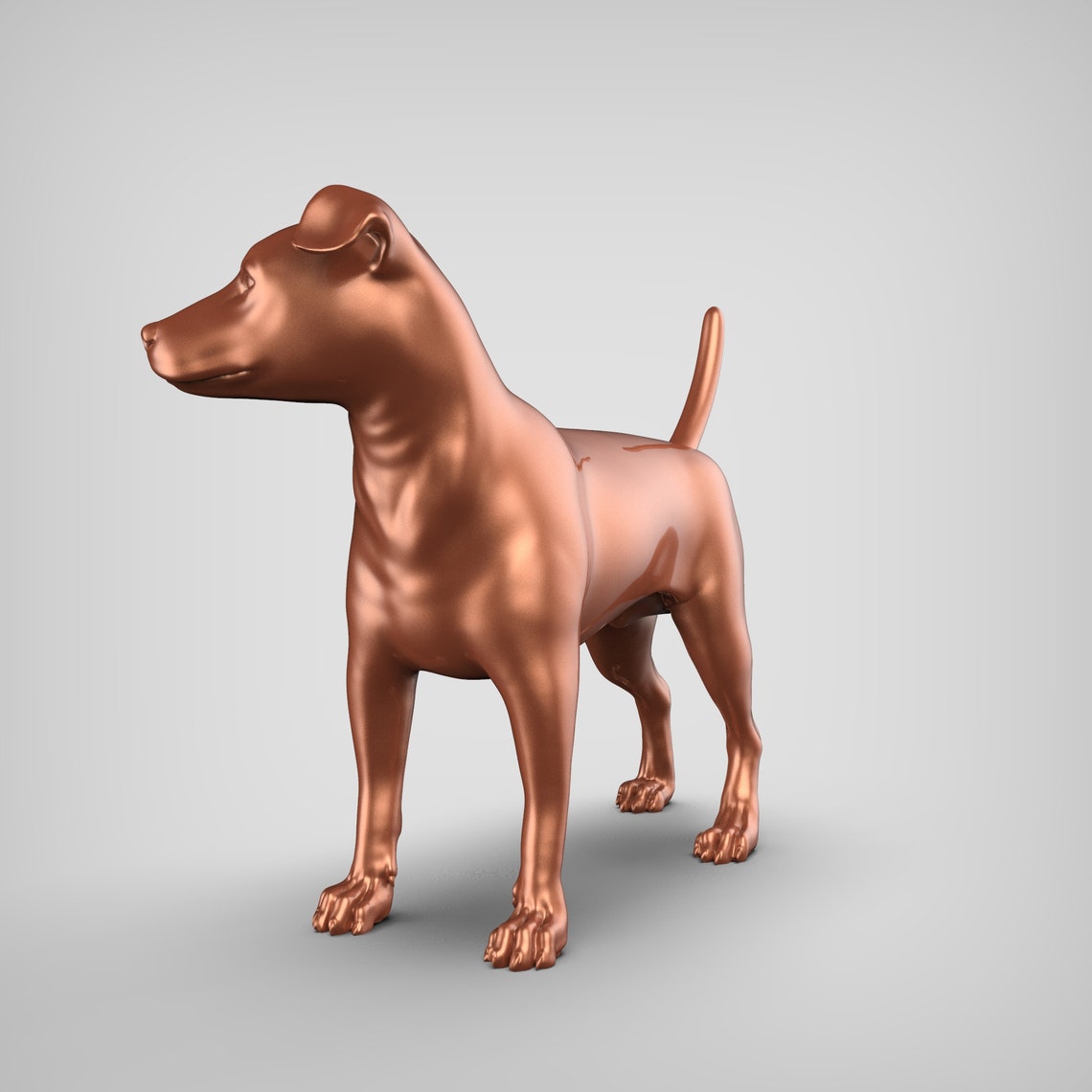 Jack Russell Terrier STL File 3D Print Model Pose 01 - Etsy Australia