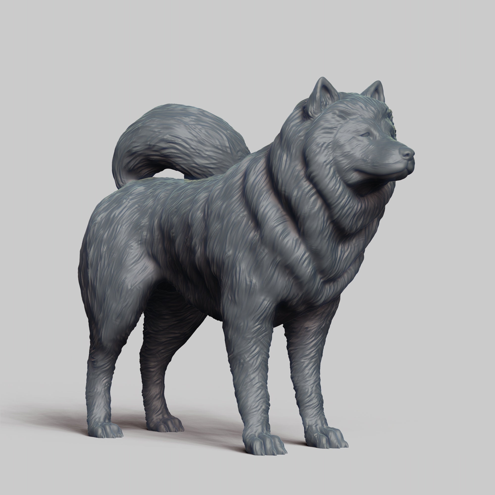 Samoyed STL File 3D Print Model V3 - Etsy