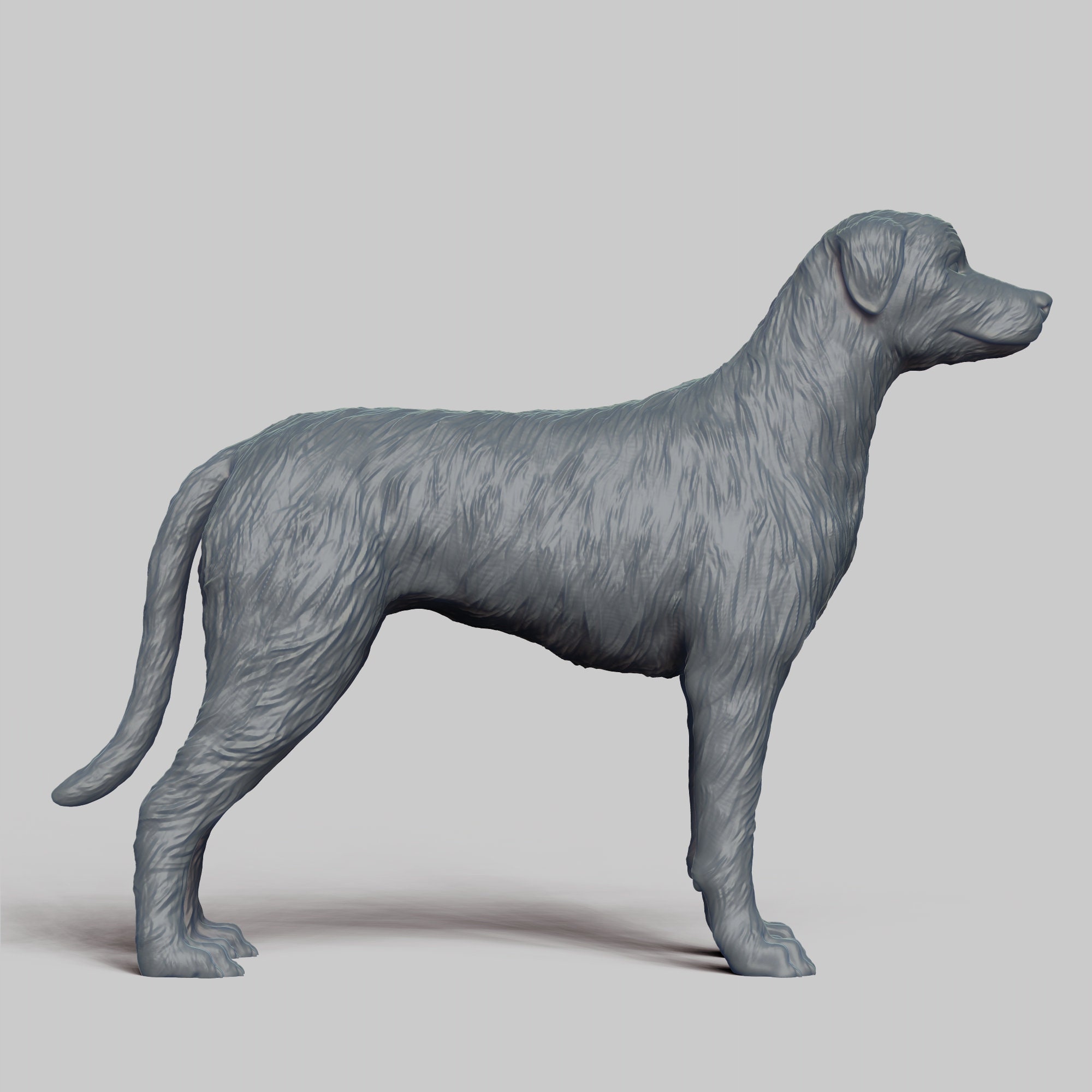 Irish Wolfhound STL File 3D Print Model V3 | Etsy