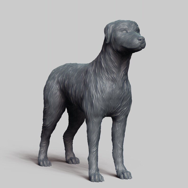 Irish Wolfhound STL File 3D Print Model V3 | Etsy