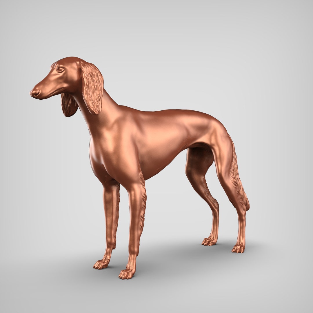 Saluki STL File 3D Print Model V3 - Etsy