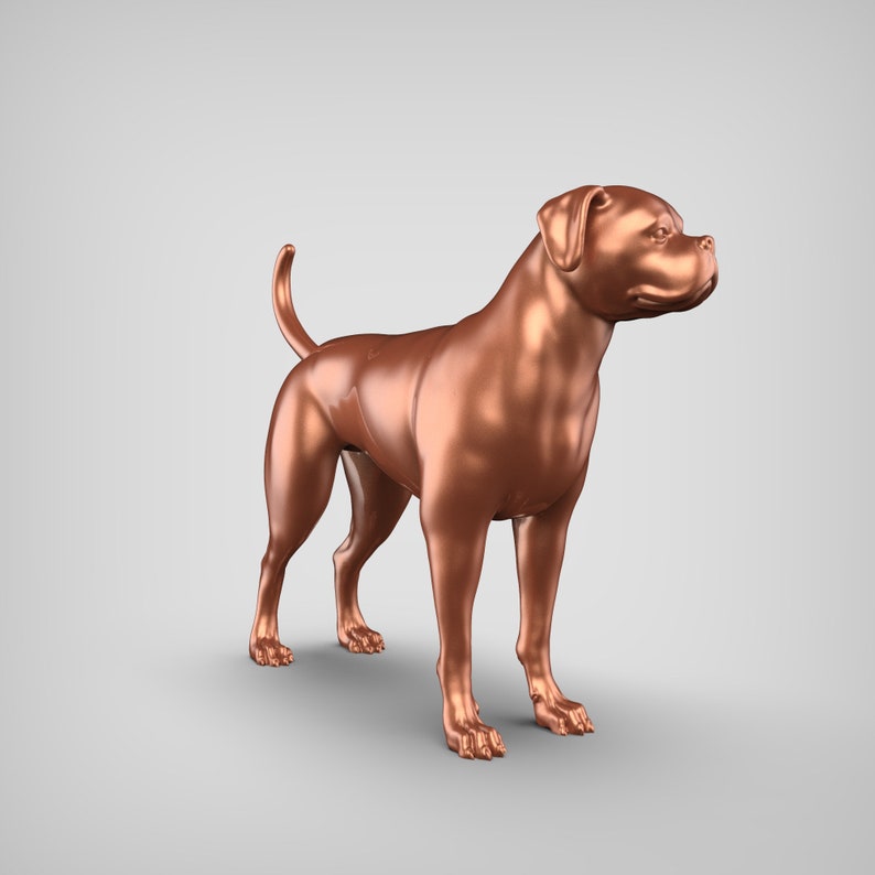 Boxer Dog STL File 3D Print Model V1 | Etsy