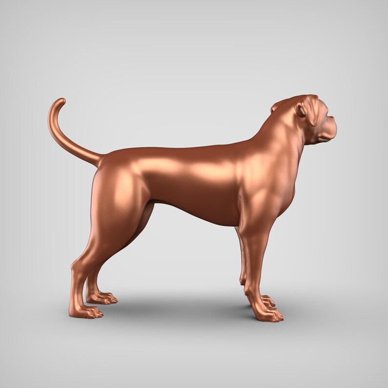 Boxer Dog STL File 3D Print Model V1 | Etsy