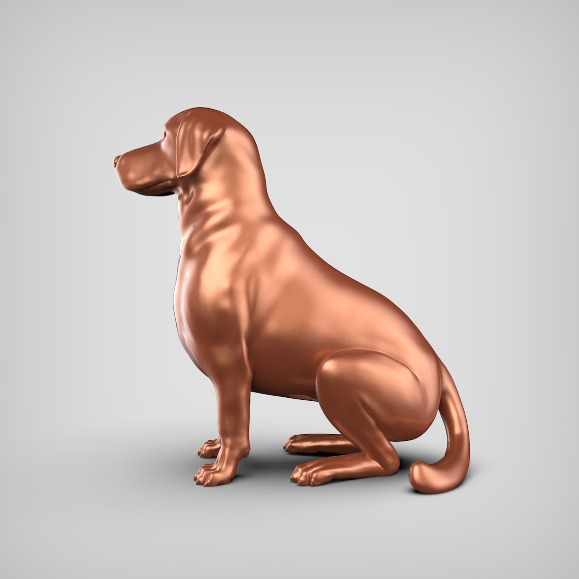 Labrador Retriever STL File 3D Print Model Pose 03 - Etsy