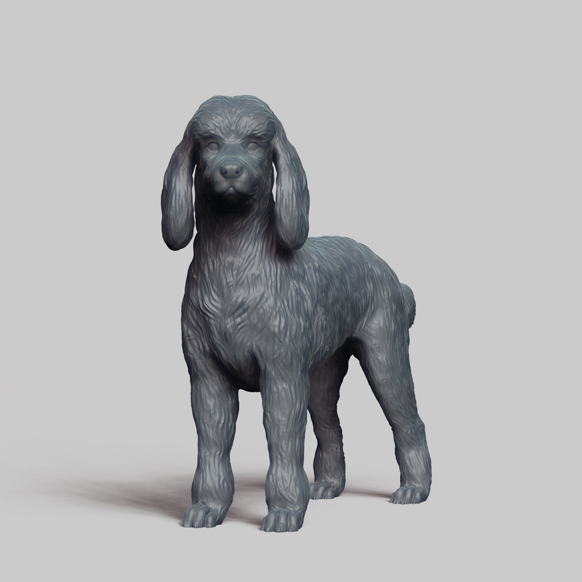 Large Poodle STL File 3D Print Model V1 - Etsy