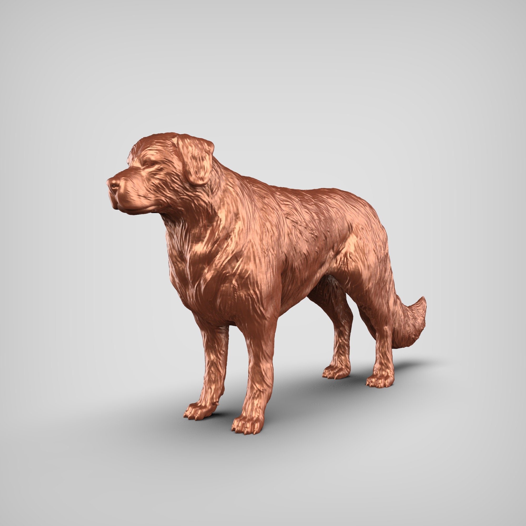 Golden Retriever STL File 3D Print Model V3 - Etsy Canada