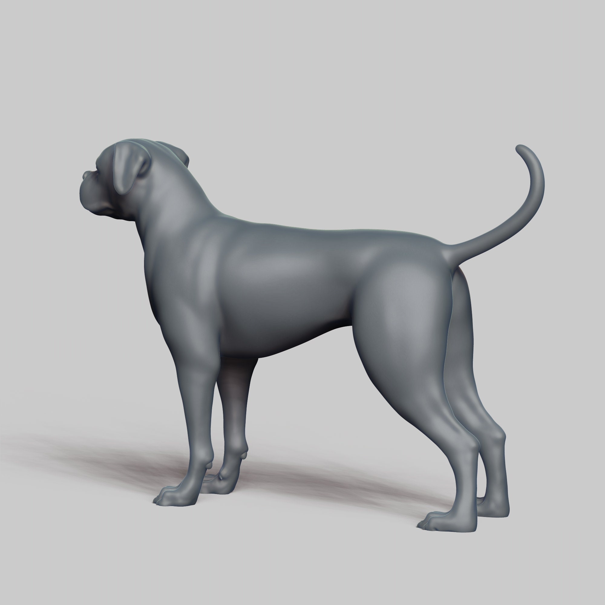Boxer Dog STL File 3D Print Model V3 | Etsy Ireland