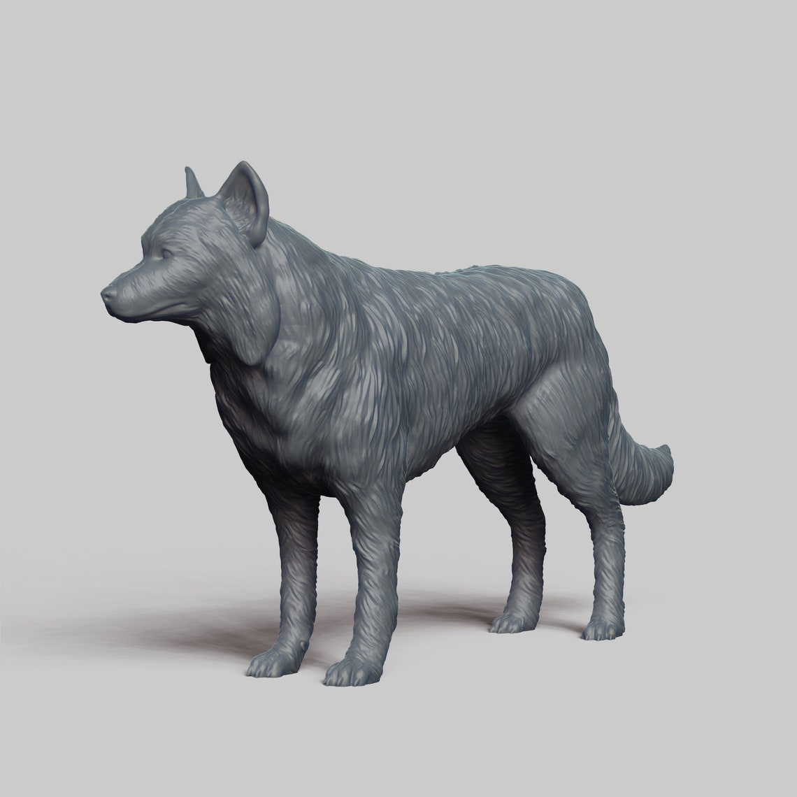 Border Collie STL File 3D Print Model V1 - Etsy