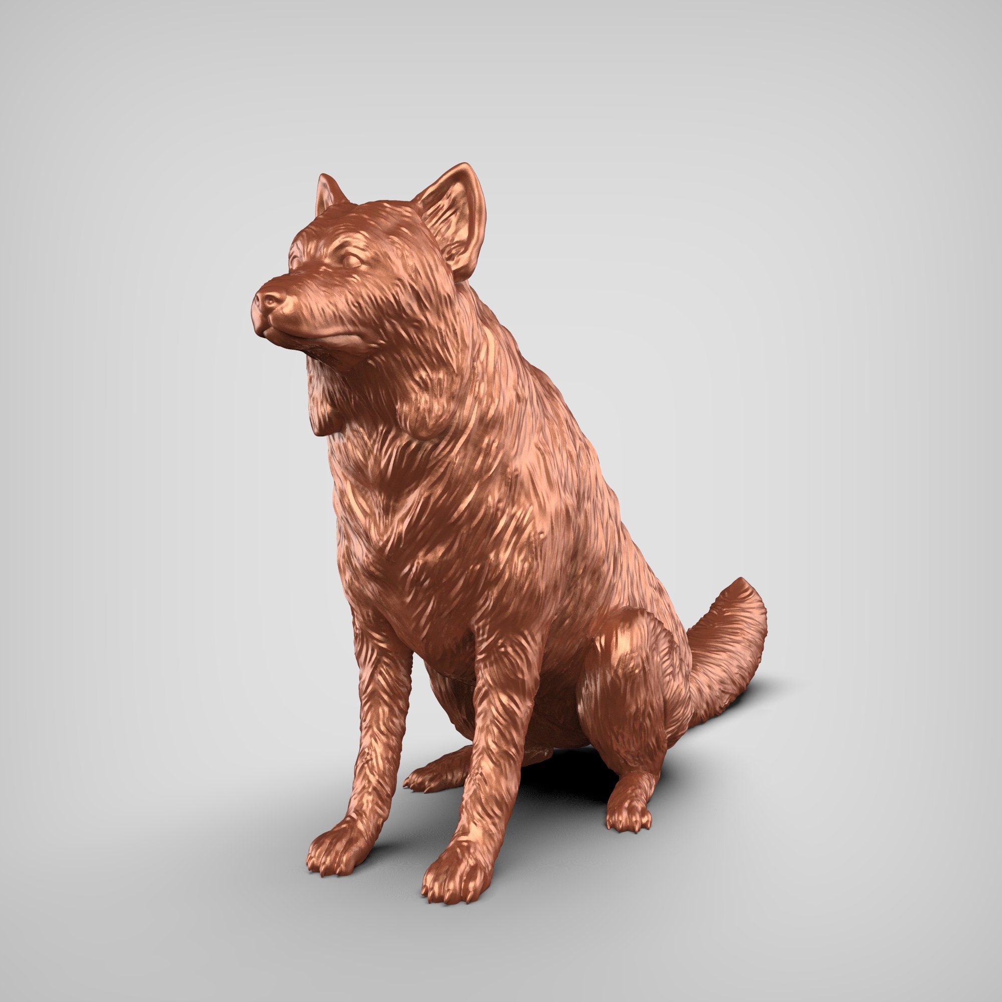 Border Collie STL File 3D Print Model V2 - Etsy