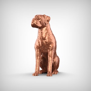 Boxer Dog 3D Print Model Pose 06 - Etsy