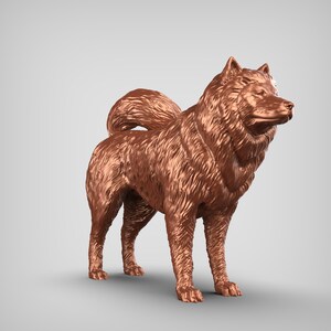 Samoyed STL File 3D Print Model V3 - Etsy