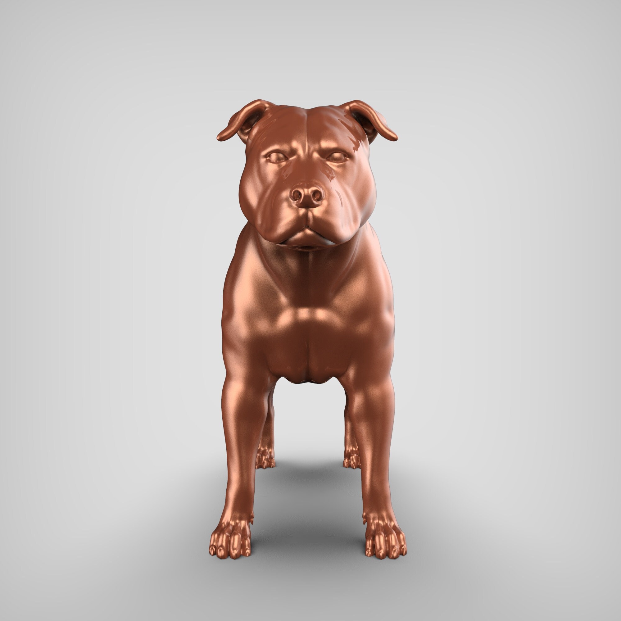 Staffy STL File 3D Print Model V3 | Etsy