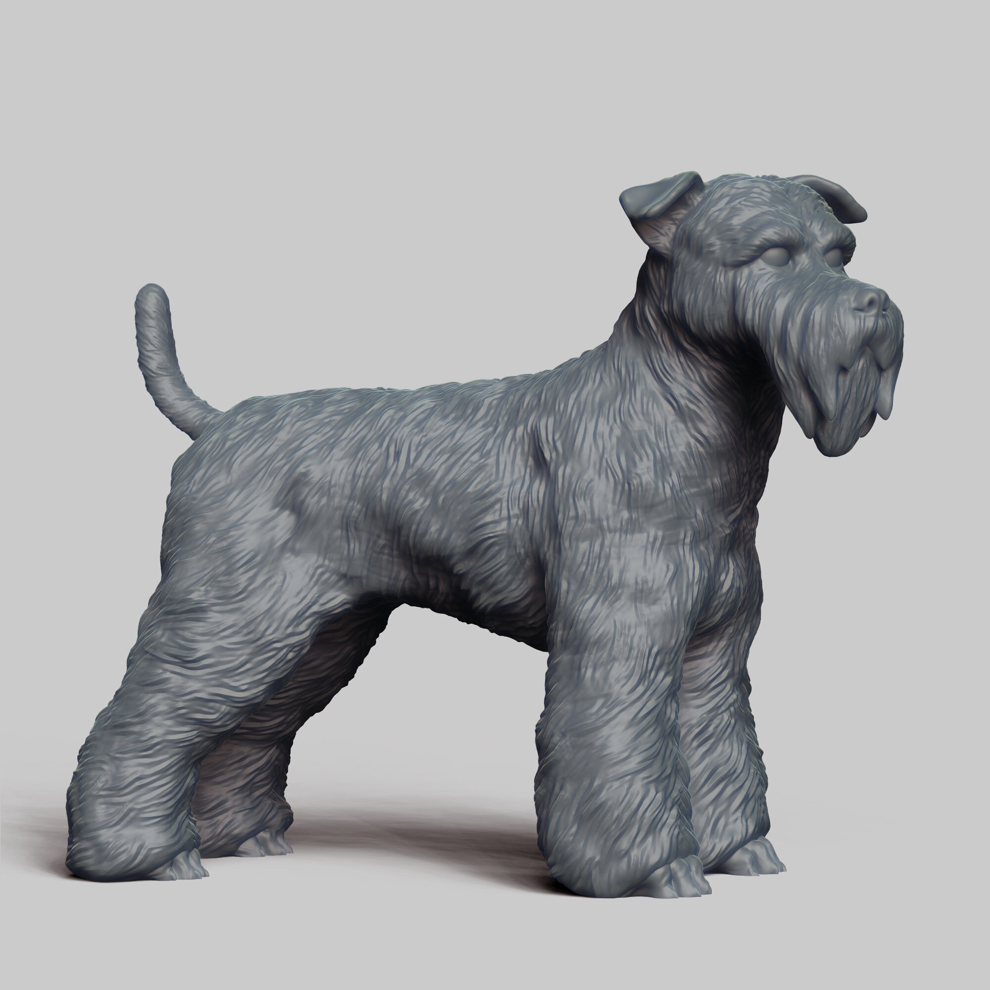 Schnauzer STL File 3D Print Modelo V1 - Etsy España