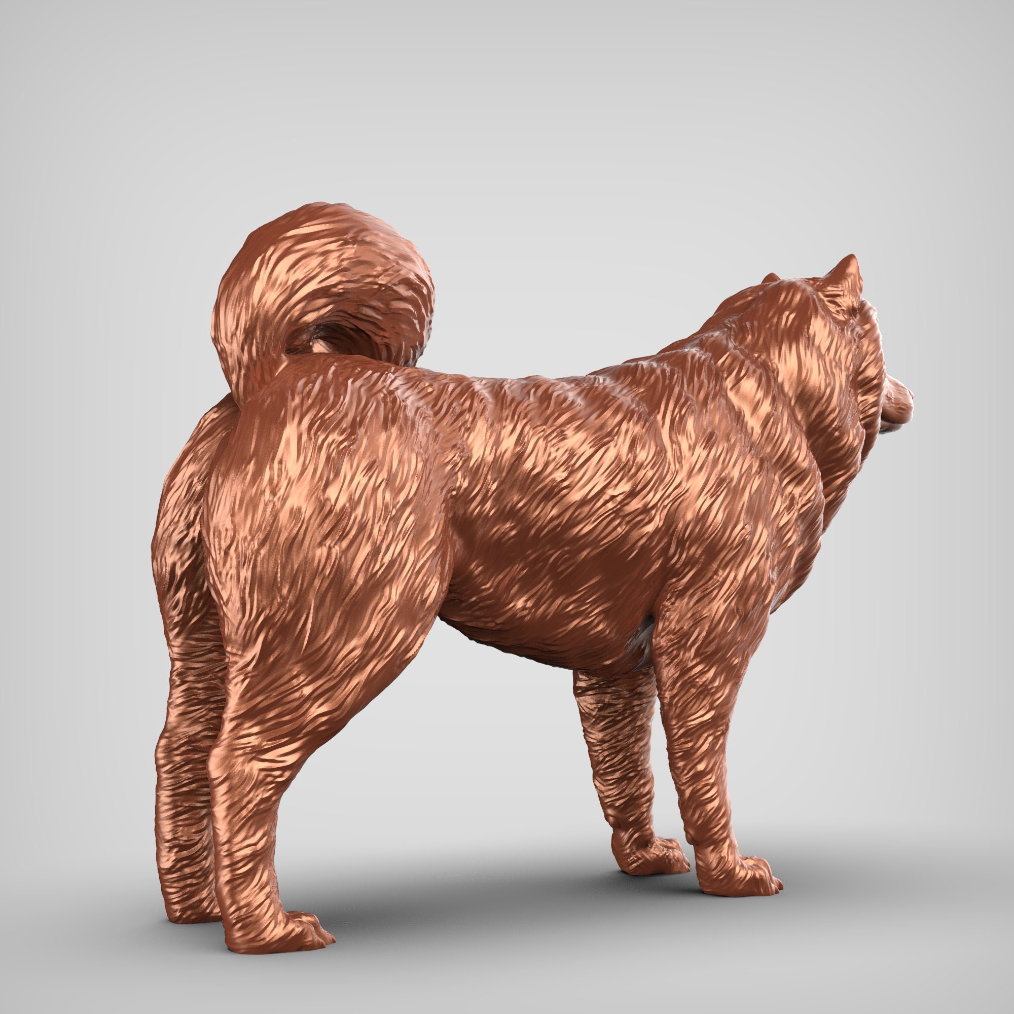 Samoyed STL File 3D Print Model V3 - Etsy Israel