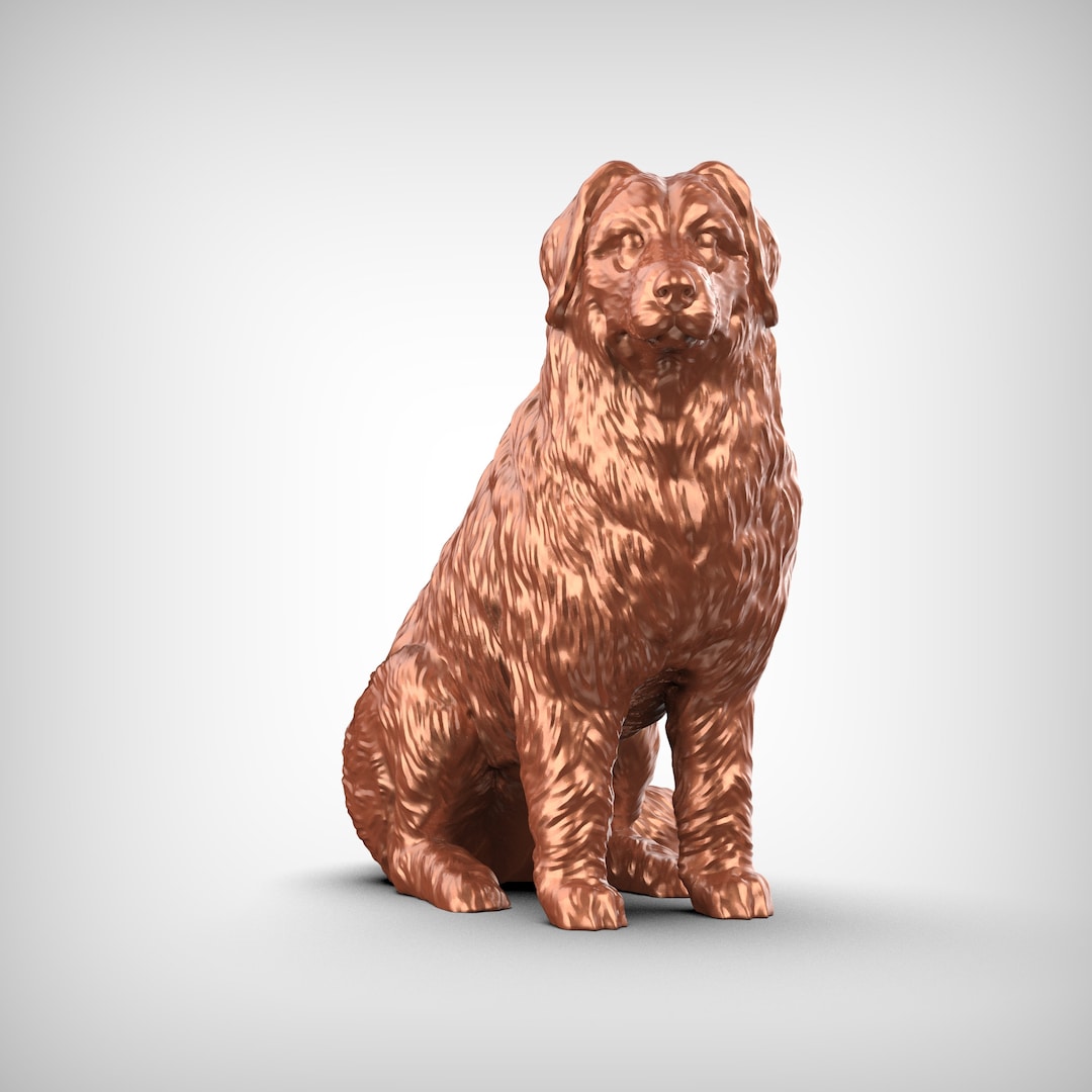 Bernese Mountain Dog 3D Print Model Pose 06 - Etsy
