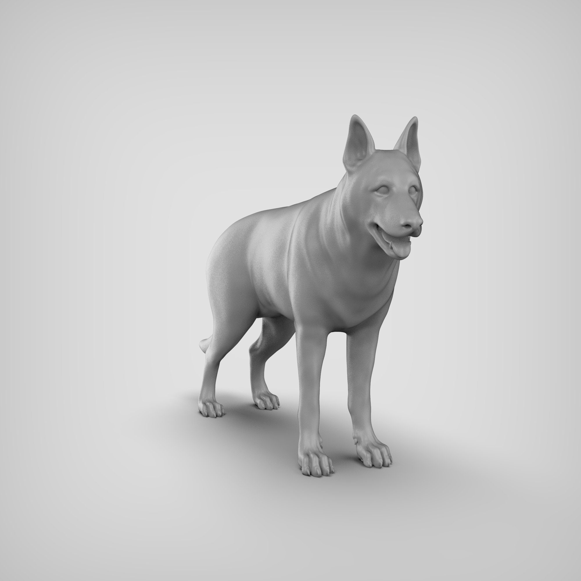 German Shepherd STL File 3D Print Model Pose 01 - Etsy German Shepherd STL File 3D Print Model Pose 01 - Etsy