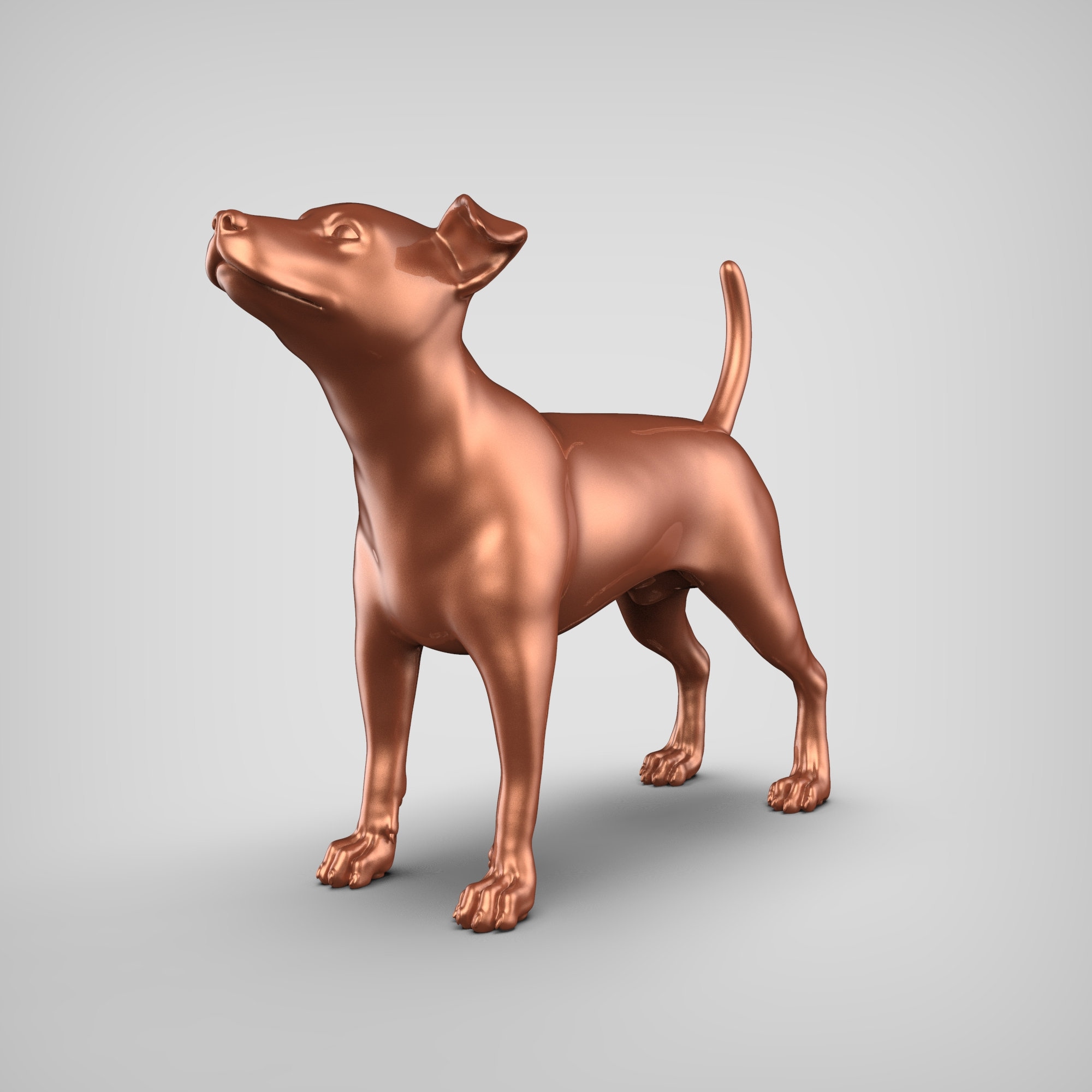 Jack Russell Terrier STL File 3D Print Model Pose 02 - Etsy