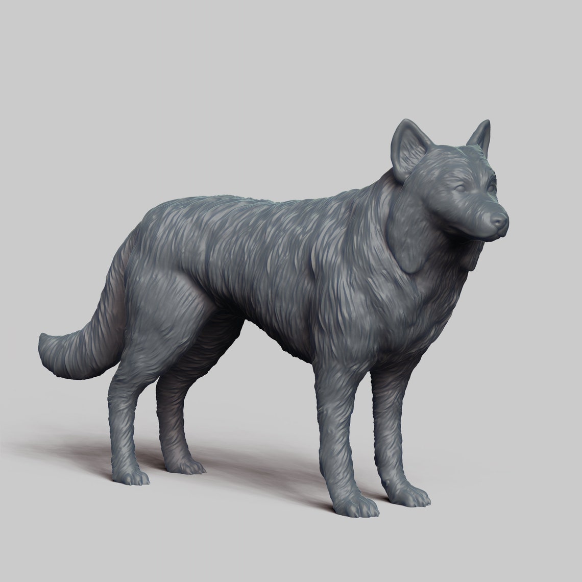 Border Collie STL File 3D Print Model V1 - Etsy