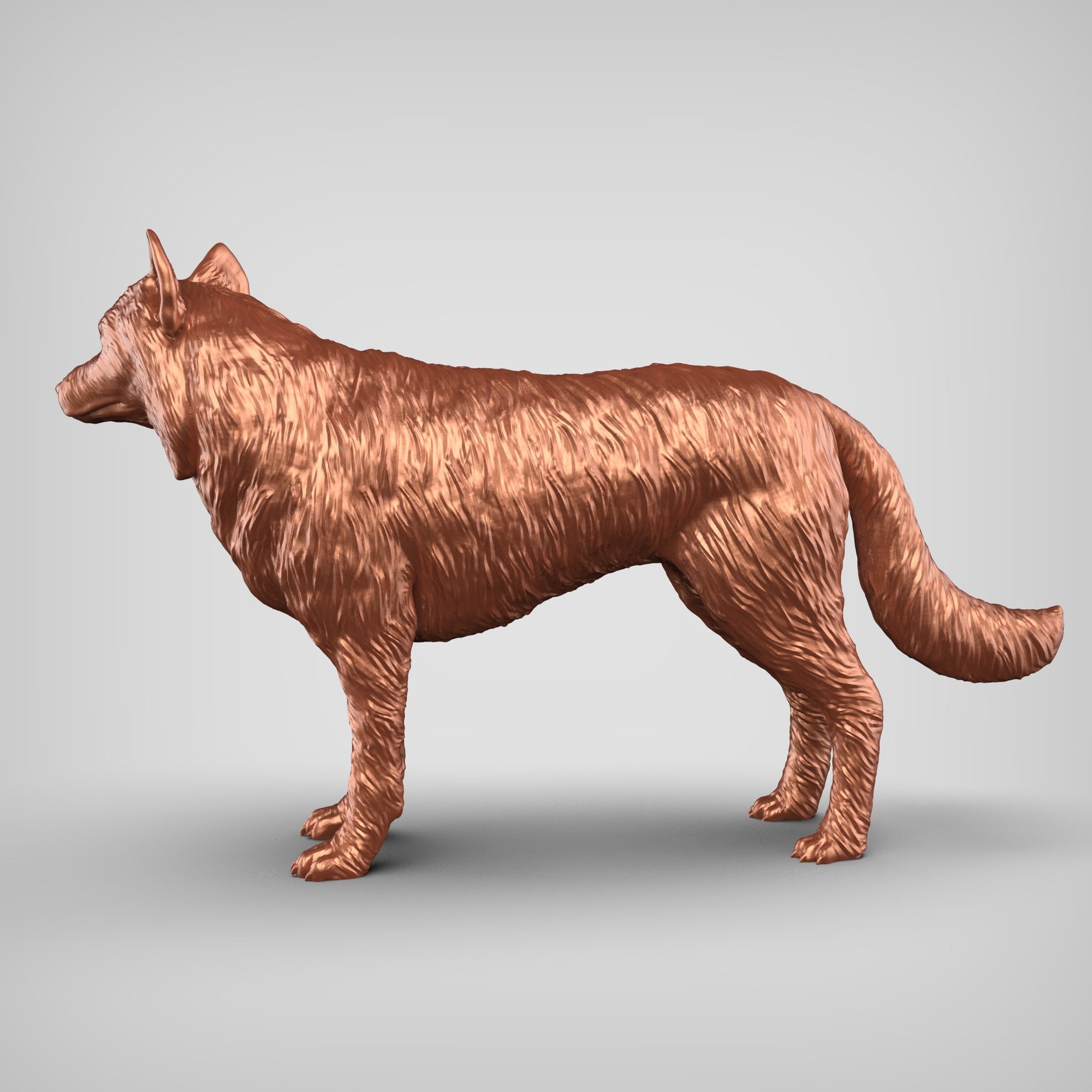 Border Collie STL File 3D Print Model V1 - Etsy