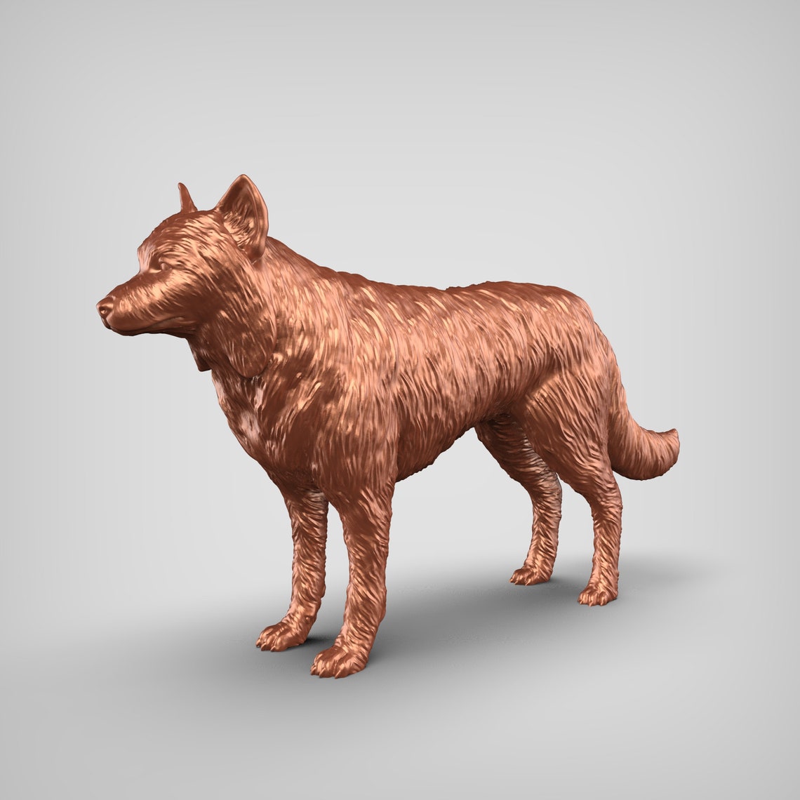 Border Collie STL File 3D Print Model V3 | Etsy