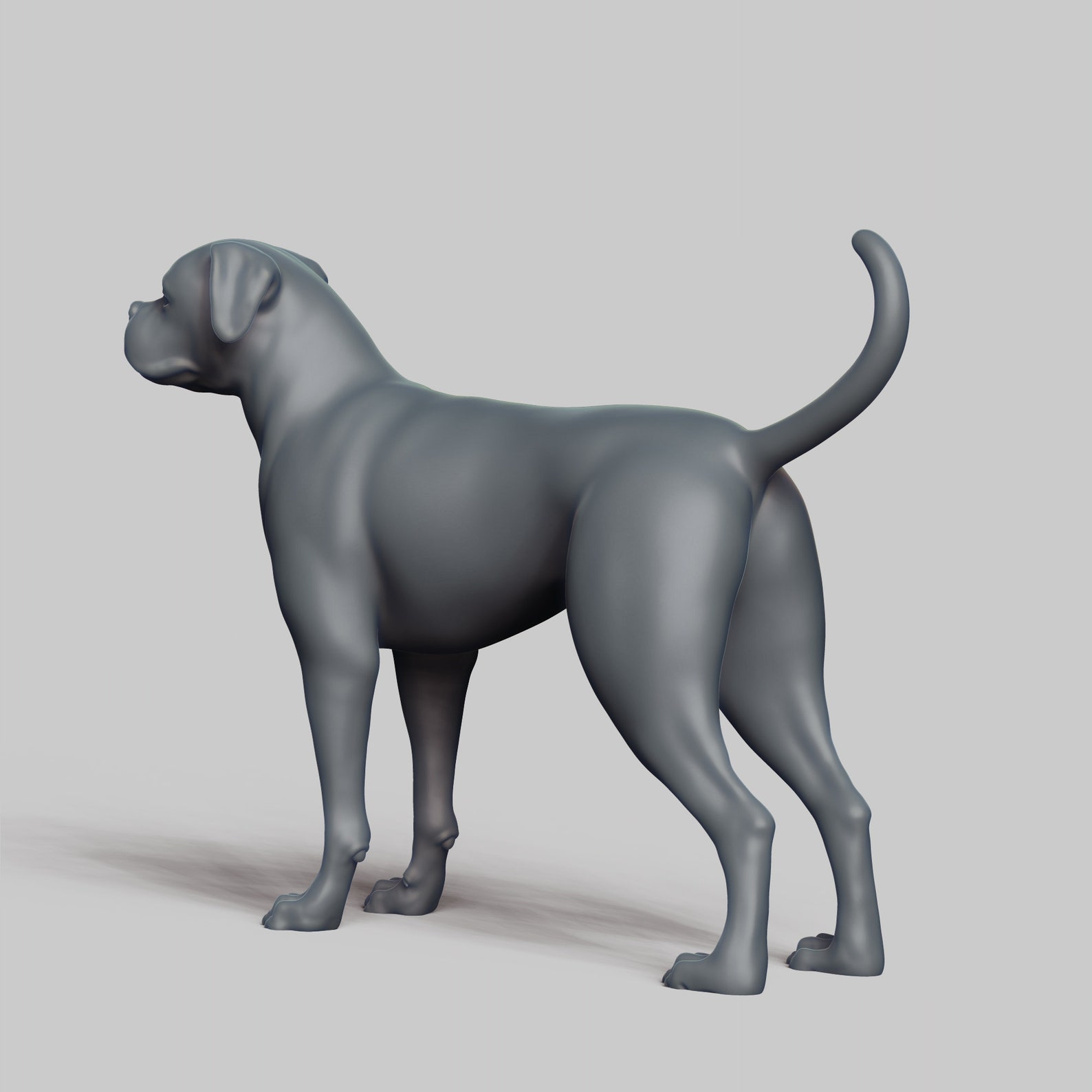 Boxer Dog STL File 3D Print Model V1 | Etsy Ireland