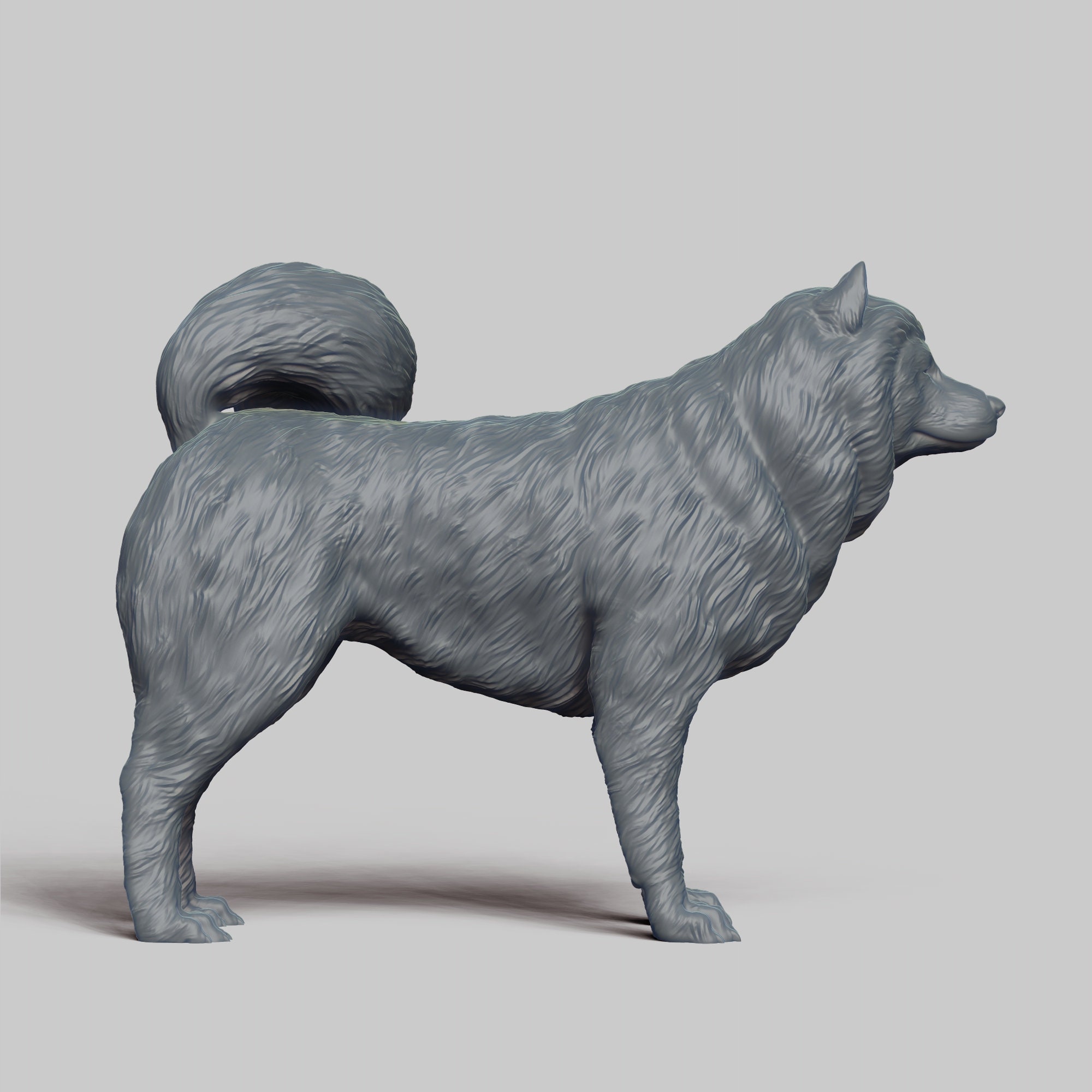 Samoyed STL File 3D Print Model V3 - Etsy Israel