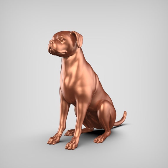 Boxer Dog STL File 3D Print Model V2 | Etsy Hong Kong