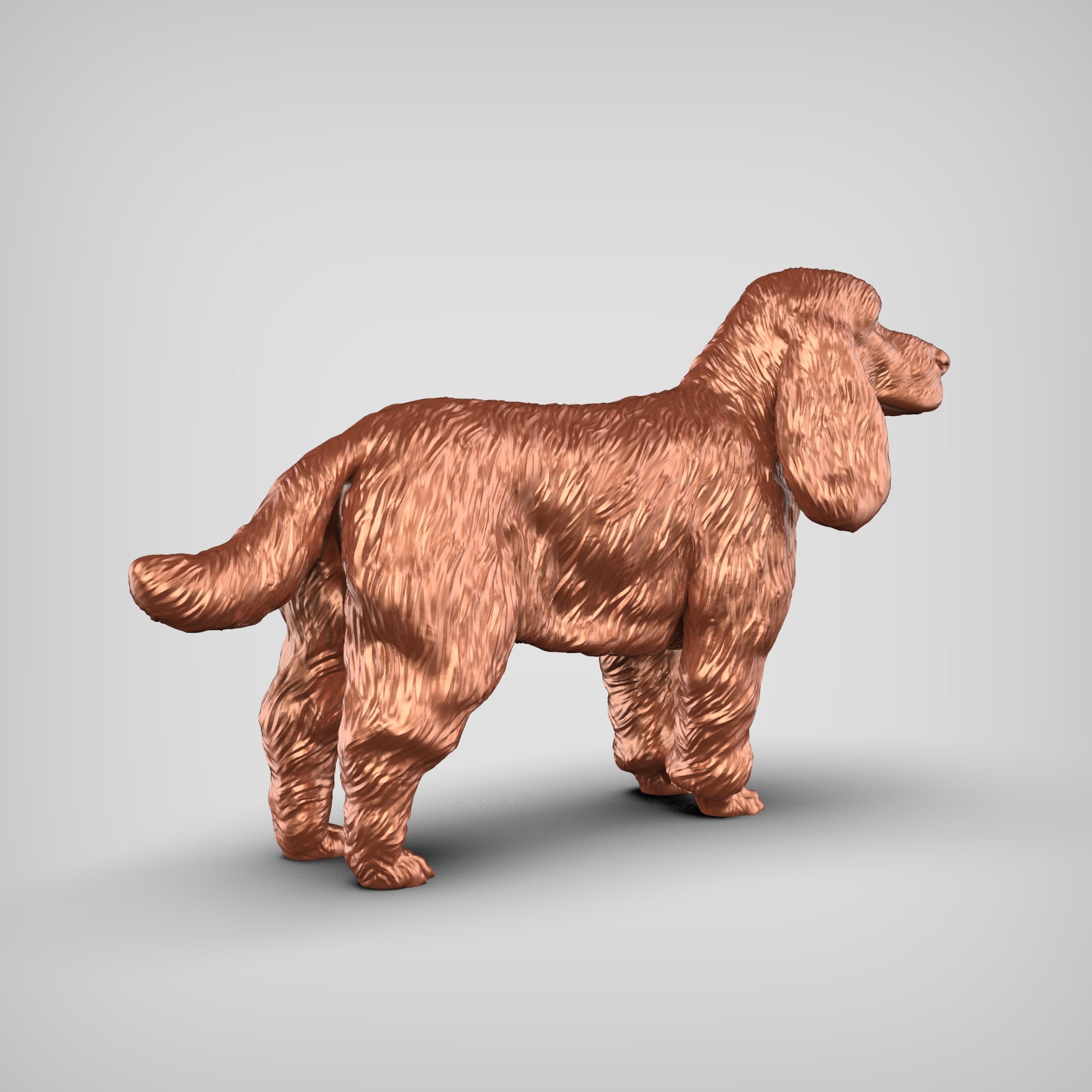 English Cocker Spaniel STL File 3D Print Model V1 | Etsy