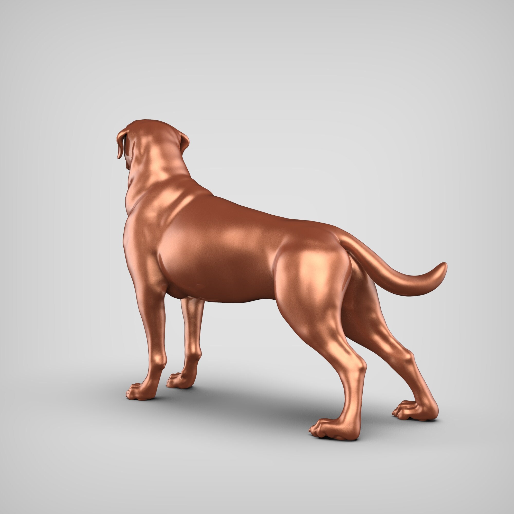 Rottweiler STL File 3D Print Model Pose 02 - Etsy Israel